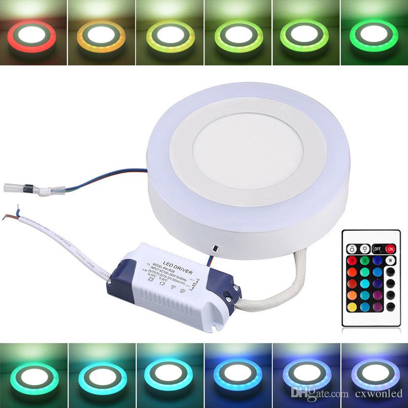LED RGB Square Surface Mount Panel Light (18w+6W=24W) – LED Lighting ...
